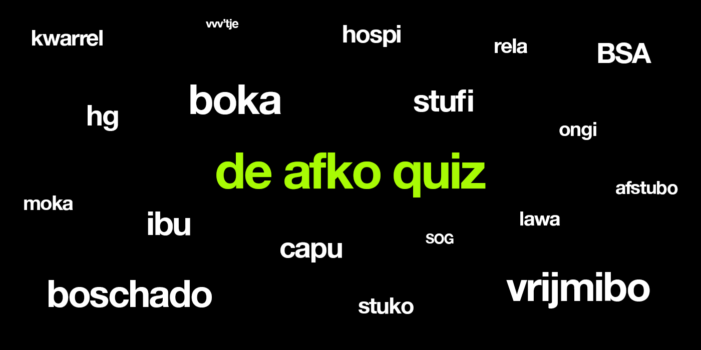 De afko quiz | SUSA